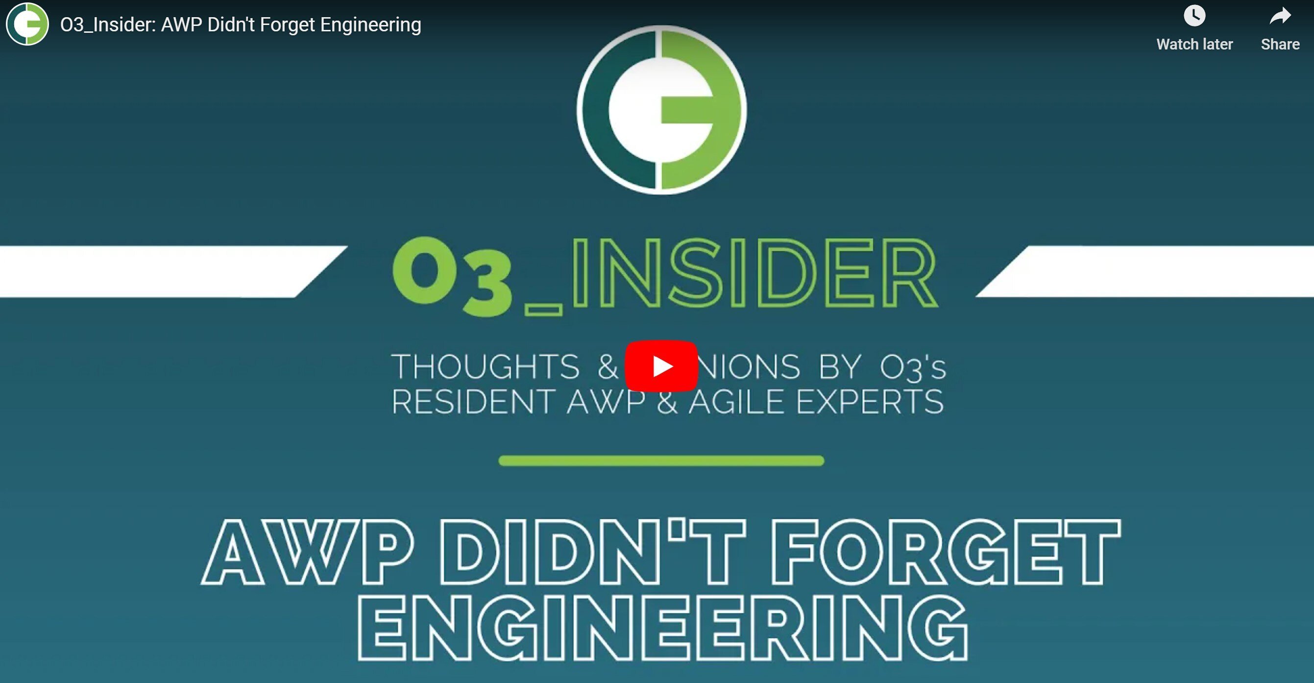 O3_Insider: AWP Didn’t Forget About Engineering